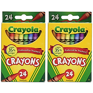 Crayola Crayons 24 ct (Pack of 2)