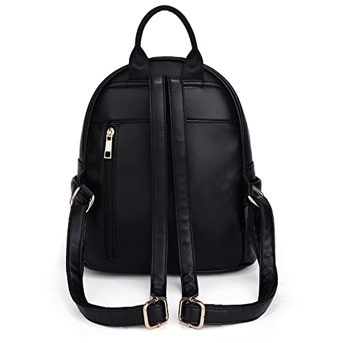 UTO Backpack Purse for Women Quilted Leather Vegan Small Girls Daypack Travel Shoulder Bag Fashion Ladies Satchel