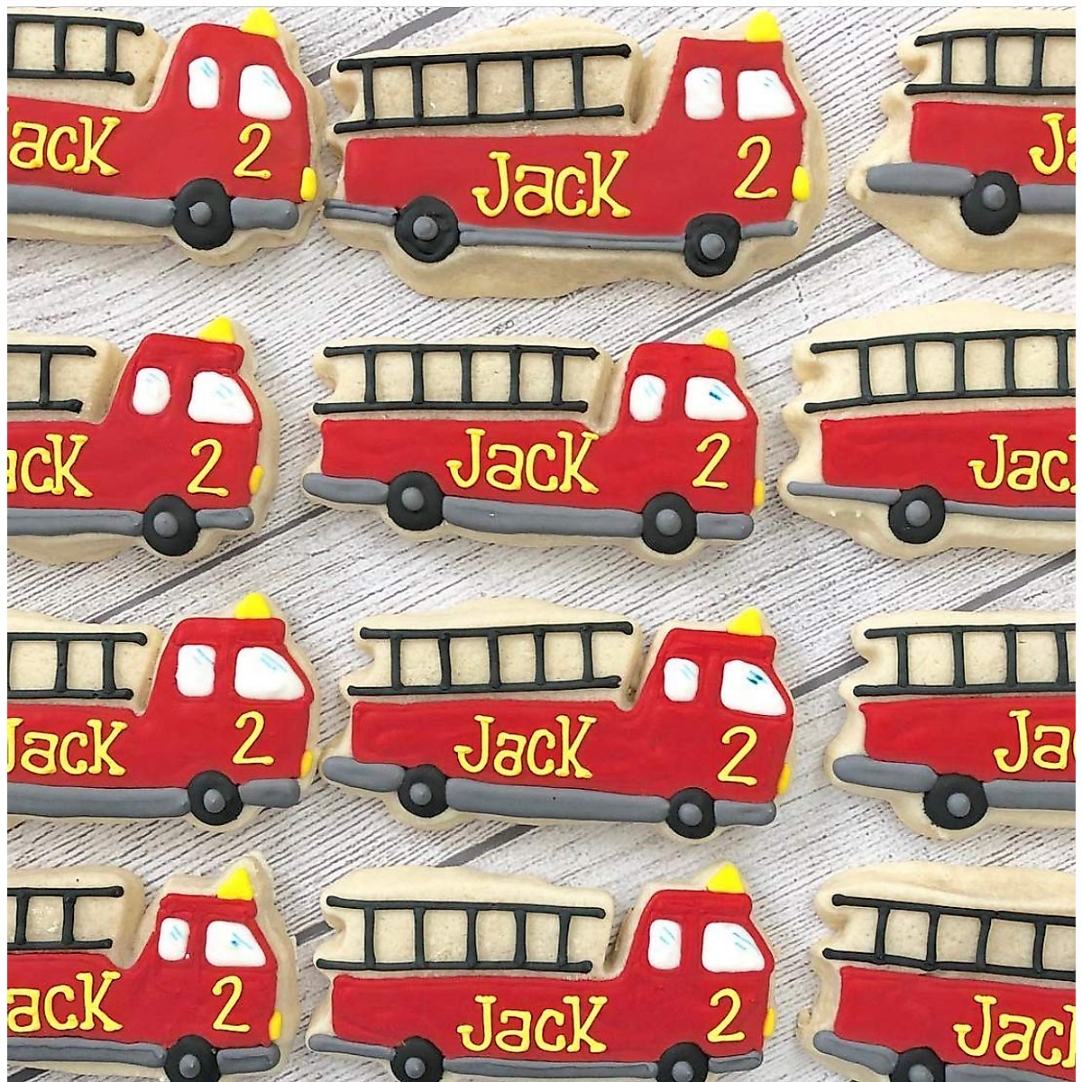 Firetruck Cookie Cutter 5" Made in USA by Ann Clark