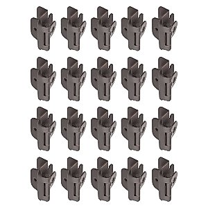 Amerock BP8704-ORB Double Demountable Hinge 1/2-Inch Overlay, Oil Rubbed Bronze (10)