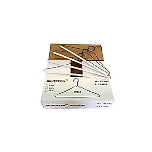 Homeneeds 16" Inch Strut Hanger 14.5 Guage - Gold, for Dry Cleaners or Home (40)