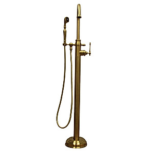 Lebaron Freestanding Tub Filler with Hand Shower