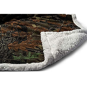 TrailCrest Soft Touch Reversible Camo Throw Blanket - 50" X 60" - Camo
