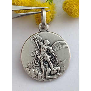 I G J Saint MIchael The Archangel Medal - The Patron Saints Medals