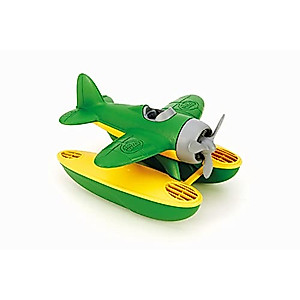 Green Toys Seaplane in Green Color - BPA Free, Phthalate Free Floatplane for Improving Pincers Grip. Toys and Games ,9 x 9.5 x 6 inches