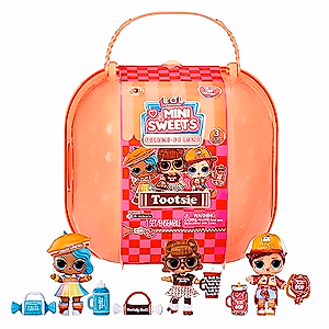 L.O.L. Surprise! Loves Mini Sweets S3 Deluxe- Tootsie- with 3 Dolls, Accessories, Limited Edition Dolls, Candy Theme, Tootsie Theme, Collectible Dolls- Great Gift for Girls Age 4+