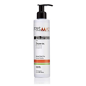 Prismax Total Protection Blow Dry Cream - Leave-in Conditioner - 8oz