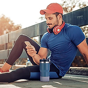 4 PCS for Stanley Boot, Silicone Bottom for Stanley Cup Boot Quencher Adventure 40oz&for Hydroflask Boot 12-24oz for Stanley Tumbler Accessories for Stanley Cup Accessories Avoid Scratches&Noise