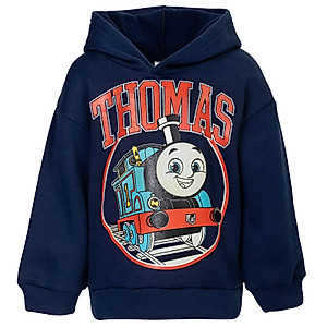 Thomas the Tank Engine & Friends Little Boys Fleece Pullover Hoodie and Pants Set Blue/Gray 7-8