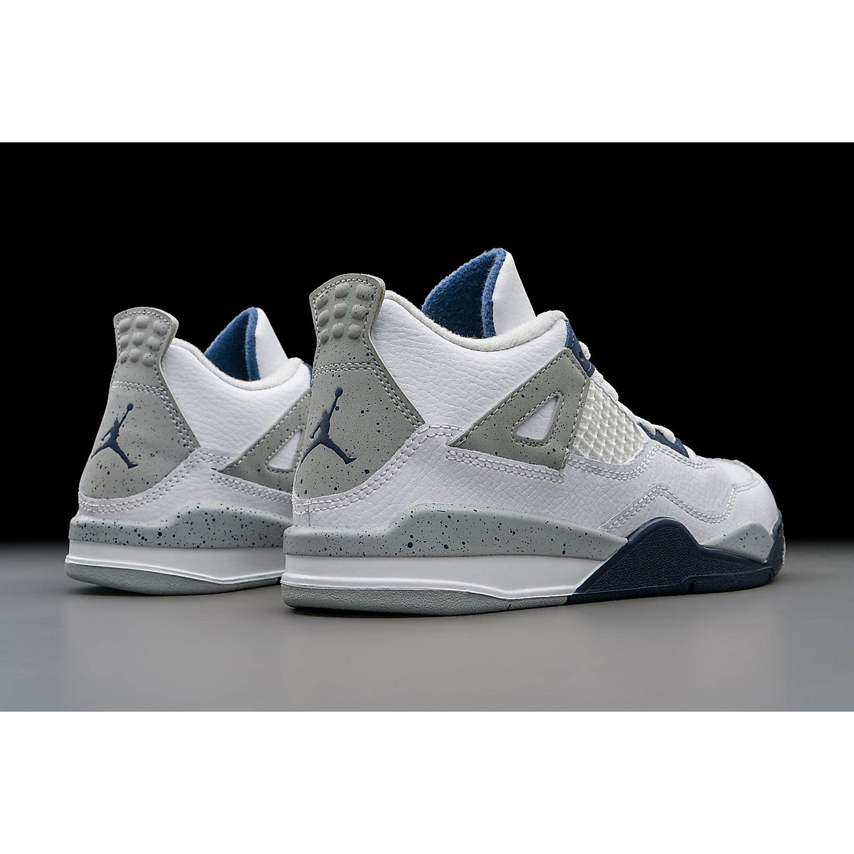 Jordan Preschool Air 4 Retro PS BQ7669 140 Midnight Navy - Size 11.5C