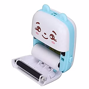 Garsentx Pocket Thermal Printer, Mini Printer Shipping Label Printer Portable Printer for Shipping Packages Postage Photo Address Home Small Business