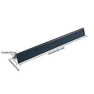 Utheer 7540 7539 Flavorizer Bars 24.5 Inches for Weber Genesis 300 Series E-310 E-320 S-310 S-320 EP-310 EP-320 (with Side Control), Replaces Weber 65935, Porcelain Enameled Steel