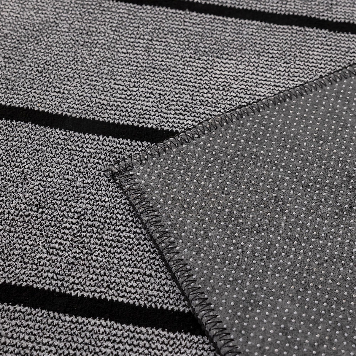 Serenhom Modern Ultra Soft 5x7 Area Rug - Non-Shedding, Machine Washable, Non-Slip Shaggy Carpet for Living Room, Bedroom, Kitchen, Dining Room, Patio, Office - Black/White Line Boho Moroccan Style