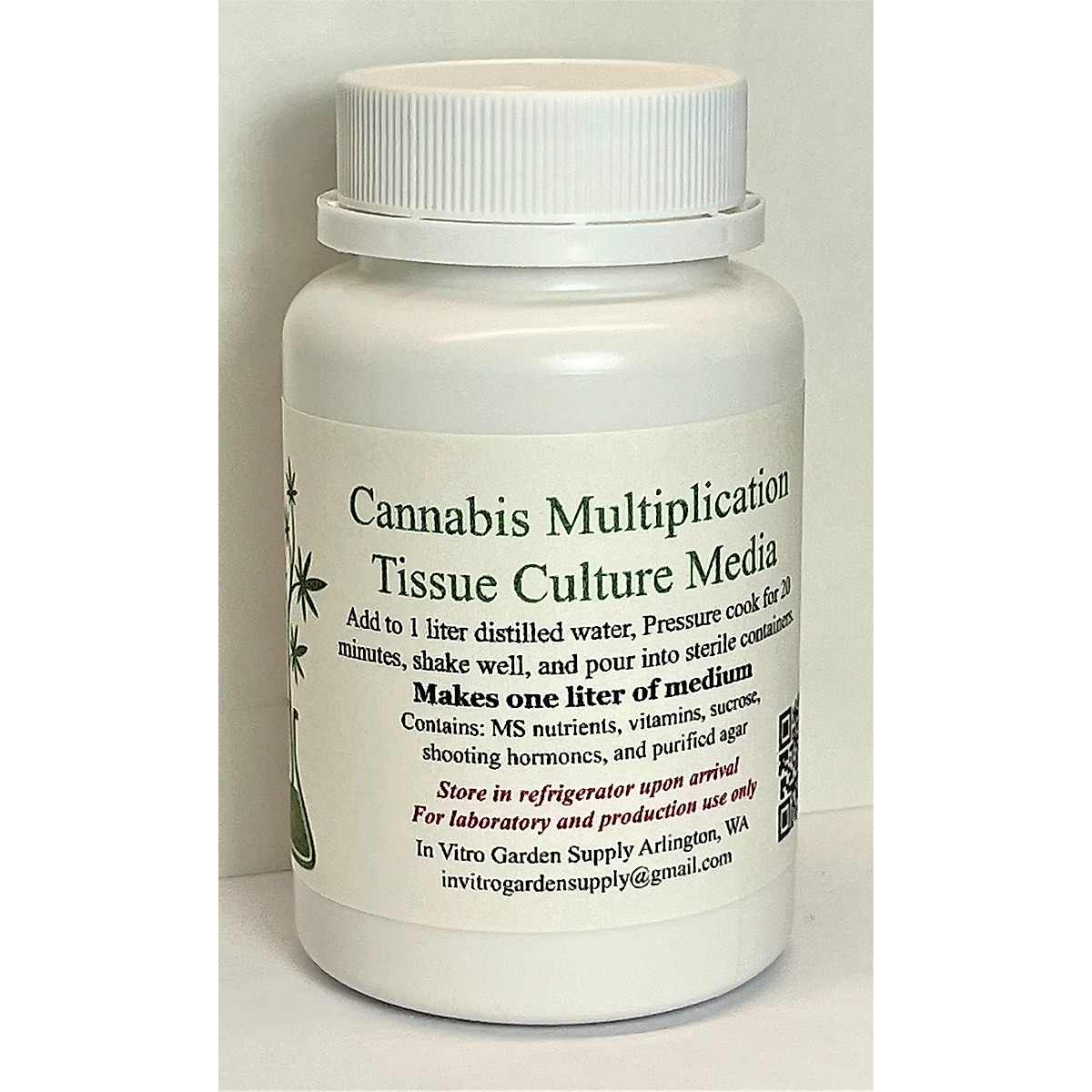 Cannabis Cloning Tissue Culture Media Pre Mixed - Ready to Use