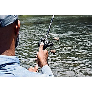 13 FISHING - Concept A2 - Low-Profile Baitcast Fishing Reel - 8.3:1 Gear Ratio - Right Hand Retrieve (Fresh+Salt) - A2-8.3-RH , Black