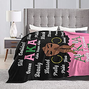 Ultra Soft Micro Throw Blanket,Flannel Blanket Sorority Gifts for Women,Lightweight Throw Blanket for Couch/Sofa/Bed