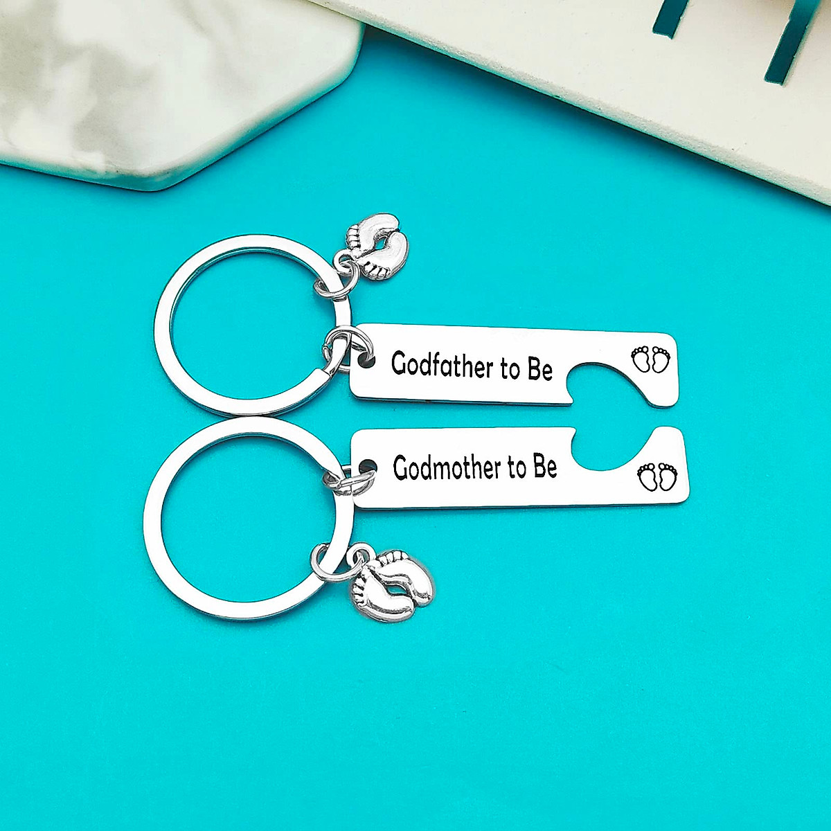 Godmother to Be Gifts Godfather to Be Keychain Godparents Proposal Gifts Godparents Baptism Gifts Pregnancy Announcement for Godparents Christmas Birthday Gifts
