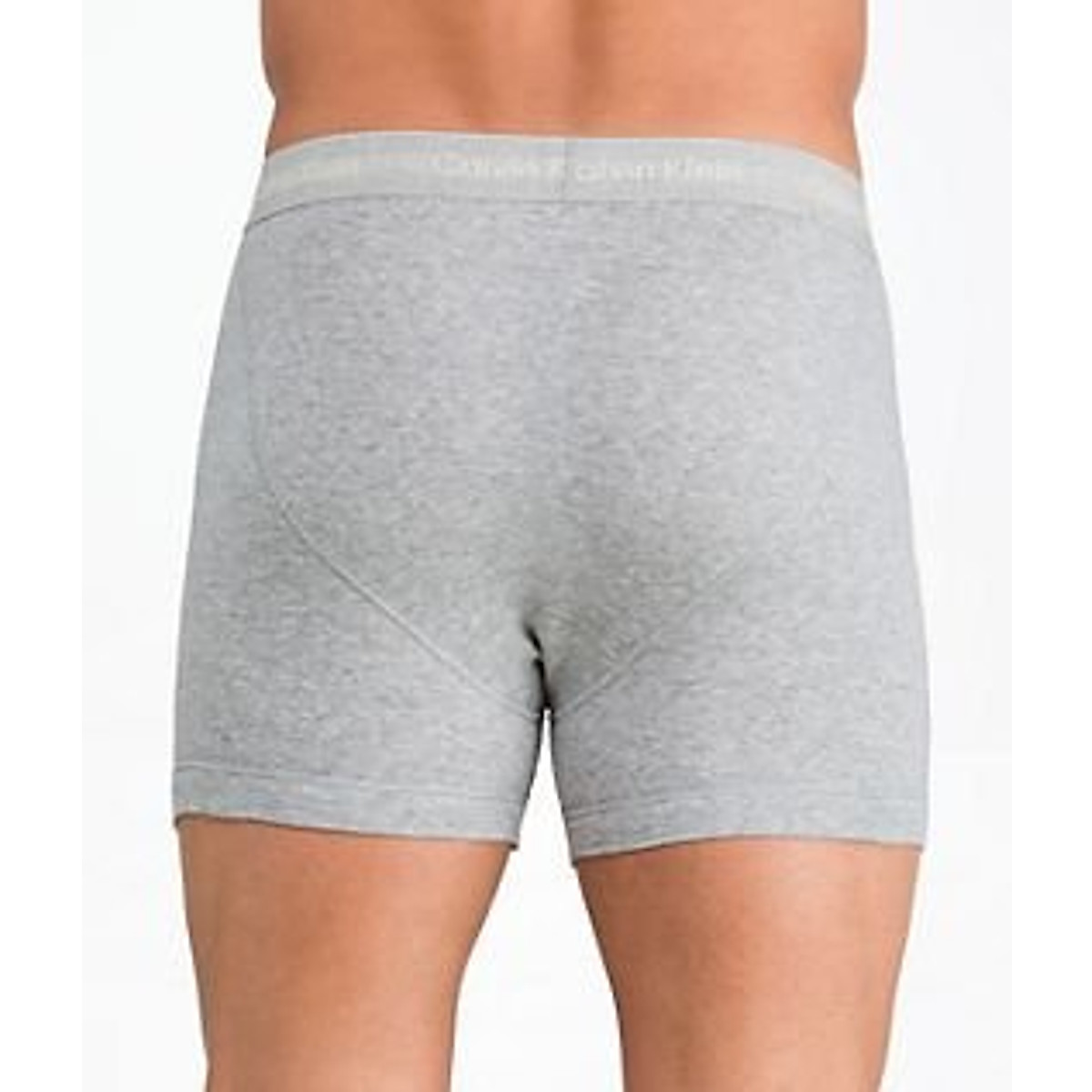 Calvin Klein Men's Cotton Classic Multipack Boxer Briefs, White/Black/Grey, Small