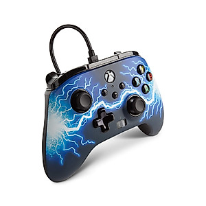 PowerA 1521745-02 Enhanced Wired Controller, Arc Lighting, Double Vibration Function, Back Button, Xbox Series X, S, Xbox One, PC, Windows 10/11 (Officially Licensed Product)