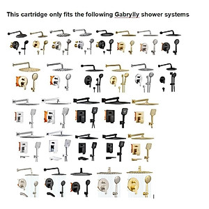 Gabrylly Pressure Balance Shower Valve Cartridge