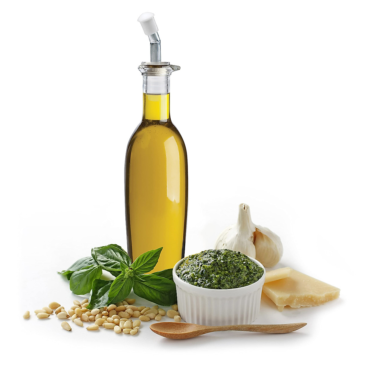 Fantes Olive Oil Bottle Pourers, Leakproof, Splashproof, Dripproof, Set of 2, The Italian Market Original since 1906