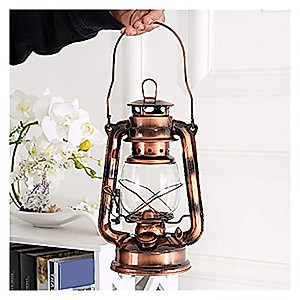 GAOZ Outdoor Lights Retro Style Portable Lighting Kerosene Lamp Metal Camping Light Outdoor Camping Tent Lamp Household Emergency Lamp for Home,Garden,Yard,Decorations