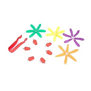 edxeducation 75176 Vegetable Counters Jar - Mini Jar Set of 36 - Learn Counting, Colors, Sorting and Sequencing - Math Manipulative for Kids