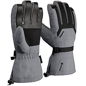 Gordini Men's Gore-Tex Gloves for Cold Weather & Wind Snowboard & Skiing Adjustable Straps Keeping Waterproof Insulated Warm for Winter