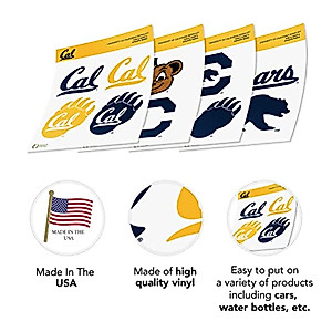 Cal Berkely Sticker Vinyl Decal Laptop Water Bottle Car Scrapbook (Type A)
