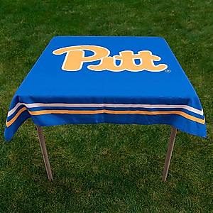 College Flags & Banners Co. Pittsburgh Panthers Logo Tablecloth or Table Overlay