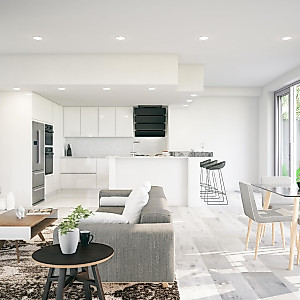 Feit Electric BR30 LED Light Bulb, 85W Equivalent, Dimmable Floodlight, E26 Medium Base, CRI 90, 1100 Lumens, 3000K Bright White, 22-Year Lifetime, BR30DMHO/930CA/2, 2 Pack