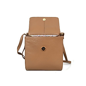 Leather Crossbody Purse for Kids Women Leather Roomy Bag by Aaron Leather Goods (Juárez)