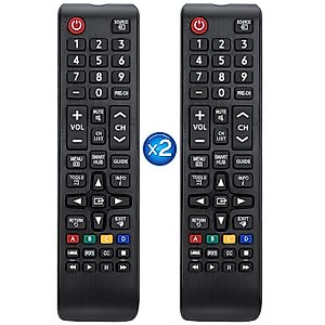 Oarrod 【Pack of 2】 Replacement Remote only for All Roku TVs, Compatible for TCL Roku/Hisense Roku/Onn Roku/Sharp Roku/Philips Roku Series Smart TVs (Not for Roku Stick, Box, Premiere and Players)