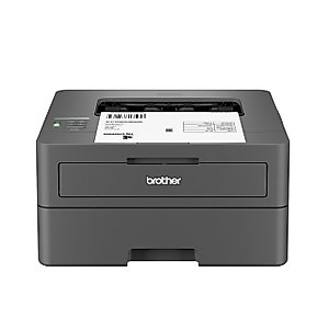 Brother HL-L2405W Wireless Compact Monochrome Laser Printer with Mobile Printing, Black & White Output | Includes Refresh Subscription Trial(1), Amazon Dash Replenishment Ready