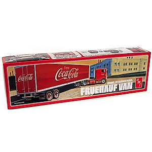 AMT AMT1109 1:25 Fruehauf FB Beaded Panel Coca-Cola Trailer, Multi