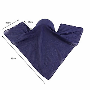 4 Pieces Womens Brim Bandana Scarf Cap Sun Visor with Pre-Tied Turban Headscarf Head Cover Scarf Wrap Beach Outdoor Hat