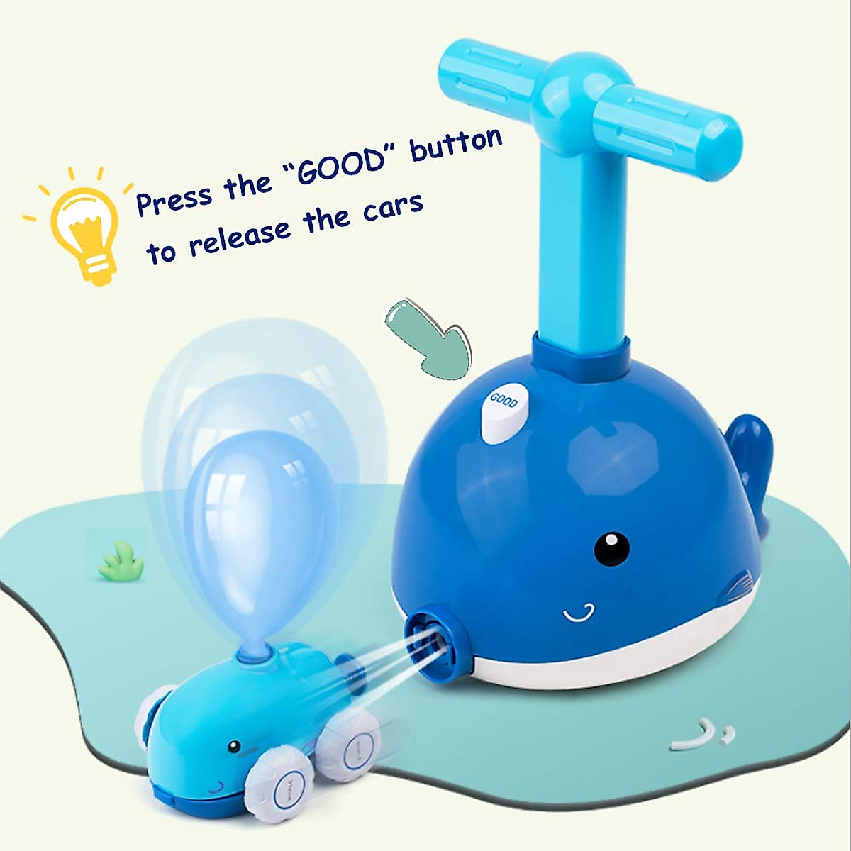 LiKee Balloon Launcher & Powered Racers Car Toy