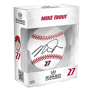 Signables Mike Trout Collectible - 4" - Baseball Gifts Angels Mike Trout Collectible - Baseball Team Gifts