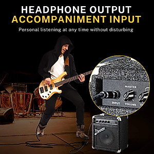 Donner 25W Bass Guitar Amplifier DBA-2 Electric Practice Bass Combo AMP With Cable