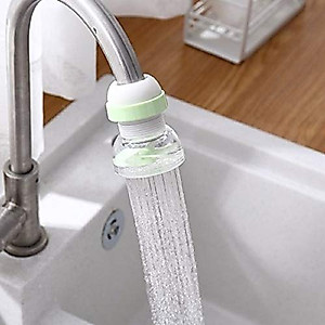 3 Pack Kitchen Faucet Water Filter Anti Splash Shower Tap Water Spray Water Saver 360 Rotating Telescopic Water-Saving Nozzle Filter Faucet for Kitchen Bathroom -Fits Standard Faucets