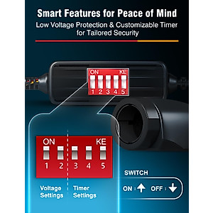 【Bundle 2 Items: MASIGO A330D WiFi GPS + Hardwire Kit】 Dual 60fps Dash Cam Front and Rear, Car Camera Built-in WiFi GPS, Sony Night Vision, G-Sensor Parking Mode, 512GB Max