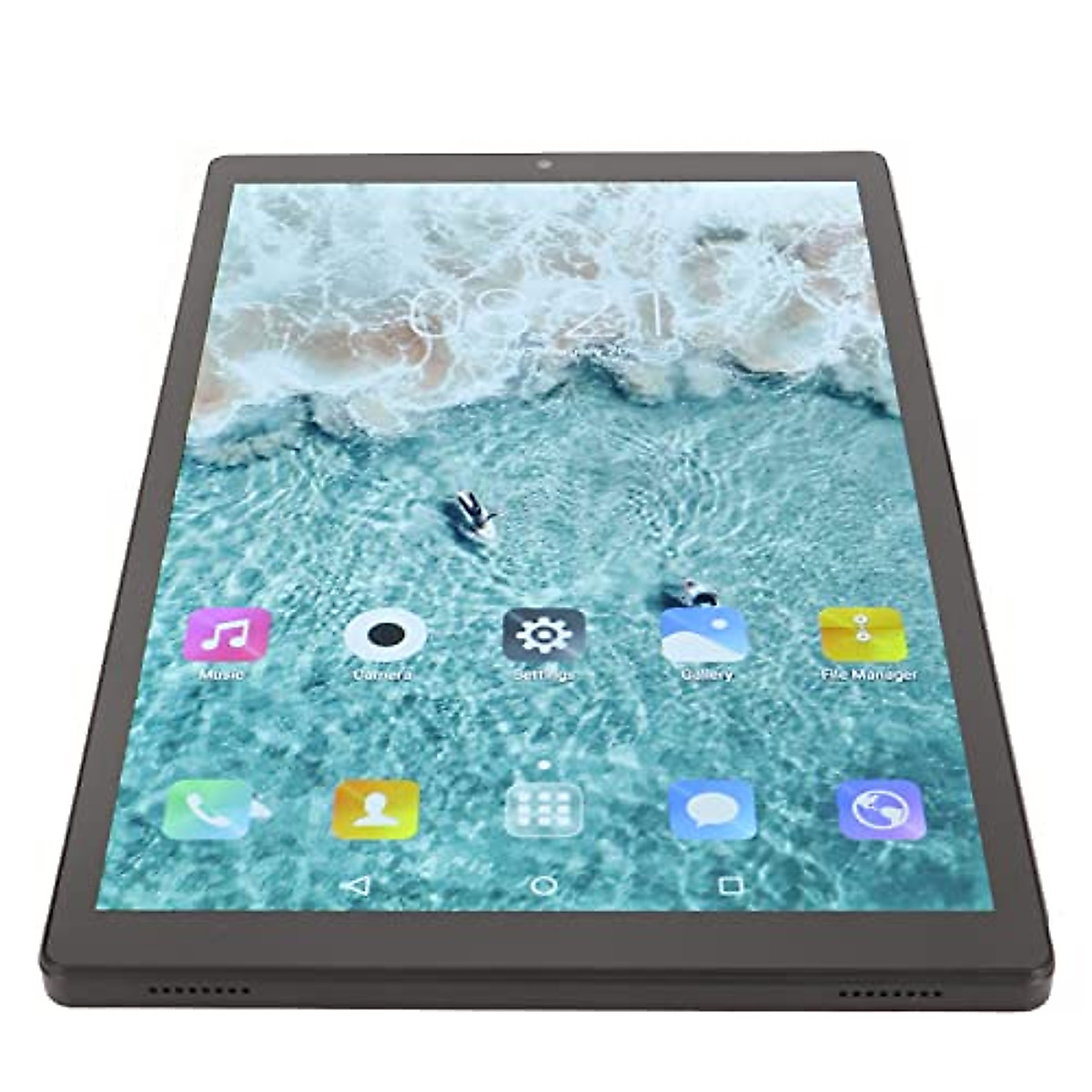 Qinlorgo 10.1 Inch Tablet, Tablet PC 100-240V 4GB RAM 64GB ROM Dual Cards Dual Standby 2.4G 5G WiFi for Android 12 for Reading (US Plug)