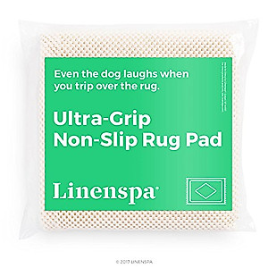 Linenspa Ultra Grip Non Slip Rug Pad - Heavy Duty Area Rug Gripper for Any Floor Surface - 5 x 8 Feet