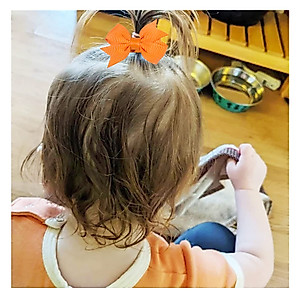 VINOBOW Hair Clips - 2inch Baby Bow Clips, Girl Hair Accessories, Hair Bows Clips for Girls Infants Toddlers (Pack of 40)