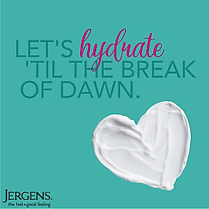 Jergens Daily Moisture Dry Skin Moisturizer, Hand and Body Lotion, with HYDRALUCENCE blend, Silk Proteins, and Citrus Extract, 21 Oz