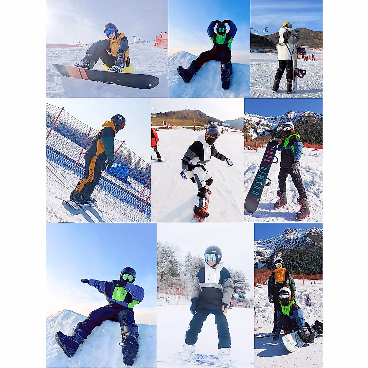 GSOU SNOW Women Ski Jacket Snow Coat Waterproof Windproof Snowboarding Jacket Coat Insulated Warm Winter