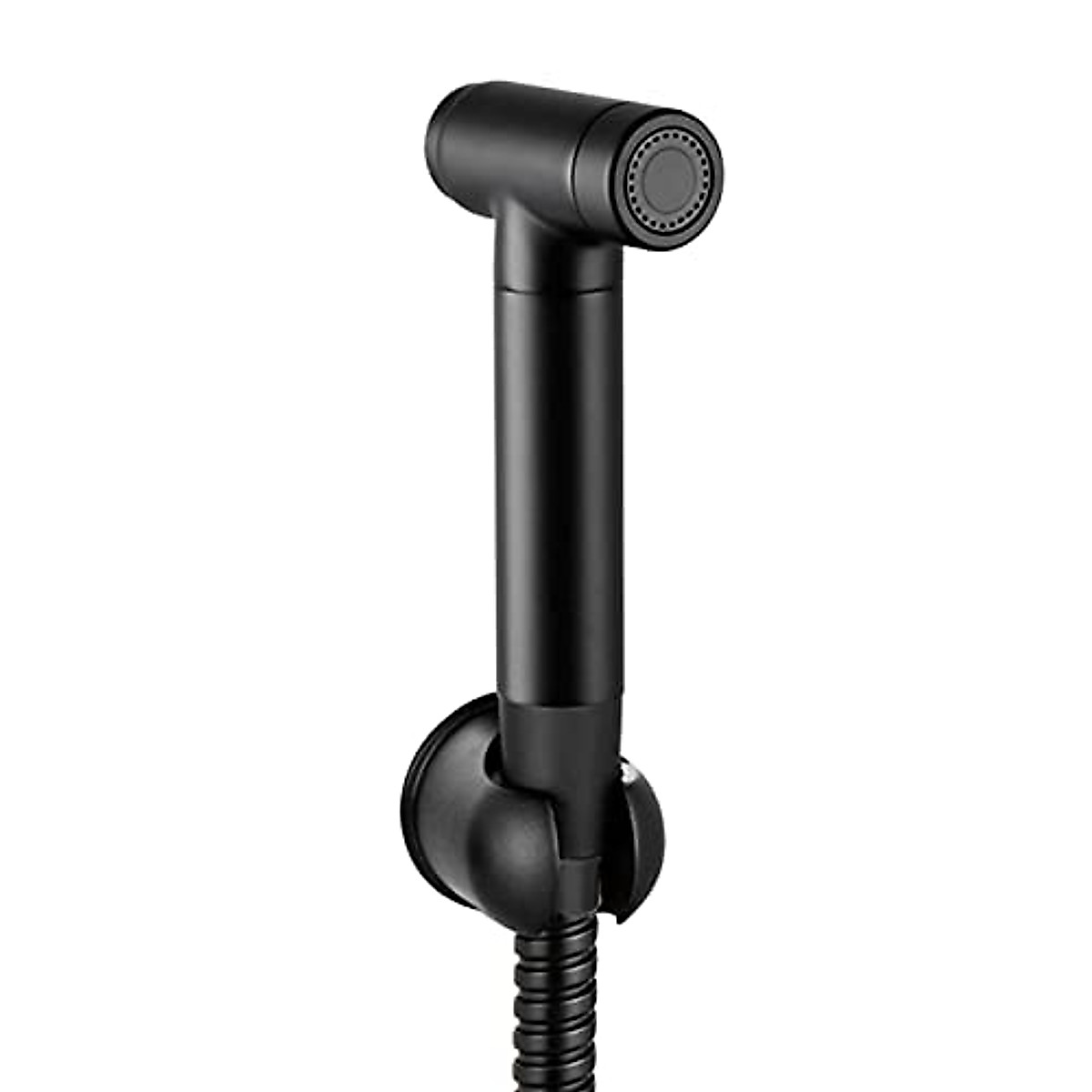 ZLOCYIVHE Toilet Bidet Sprayer Black Hand Held Bidet Sprayer for Toilet Hand Shower for Toilet Set with Hose Cold Water Brass No Drilling Cloth Diaper Sprayer Kit