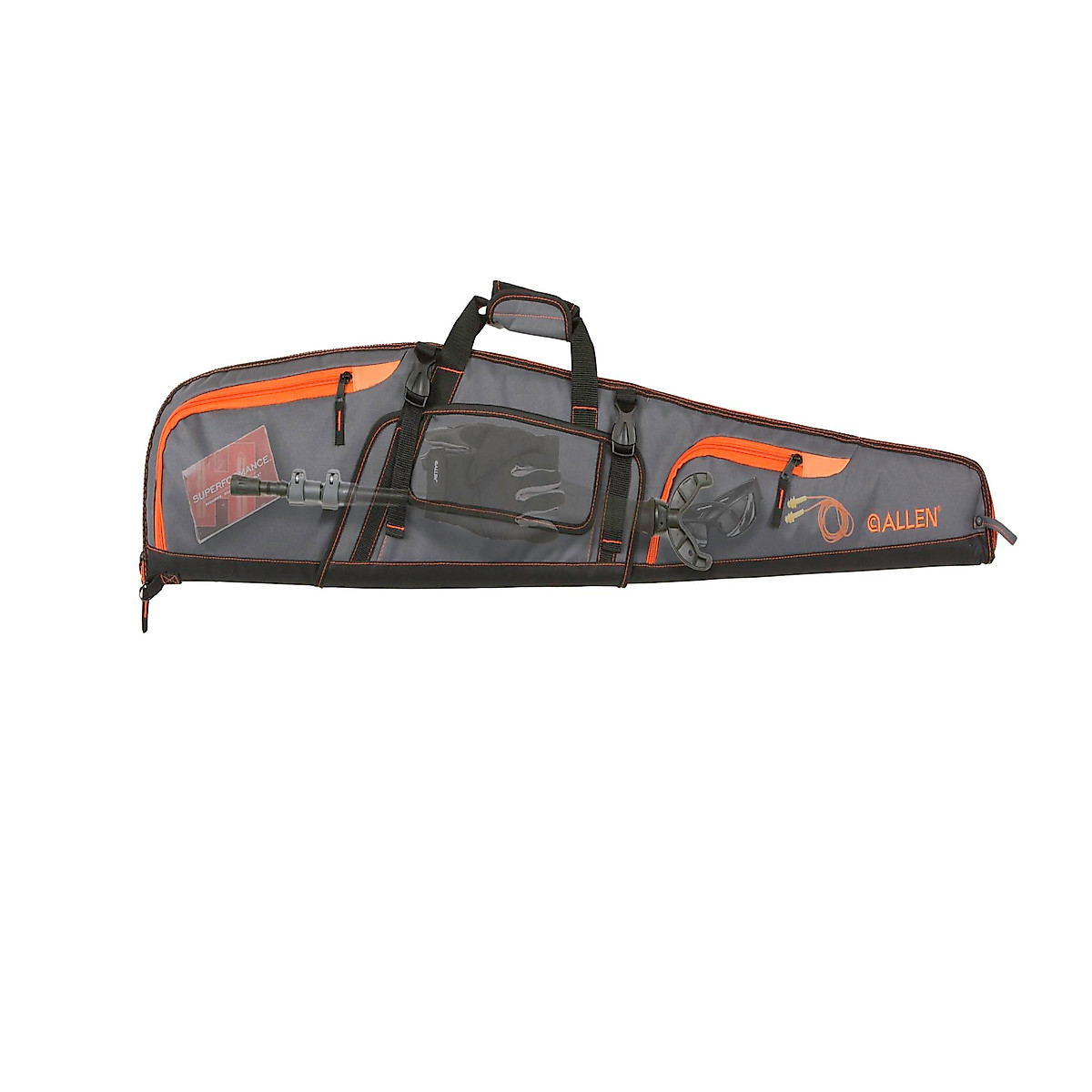 Allen Company Bonanza Gear Fit Rifle Case, 48",Gray/Orange/Black