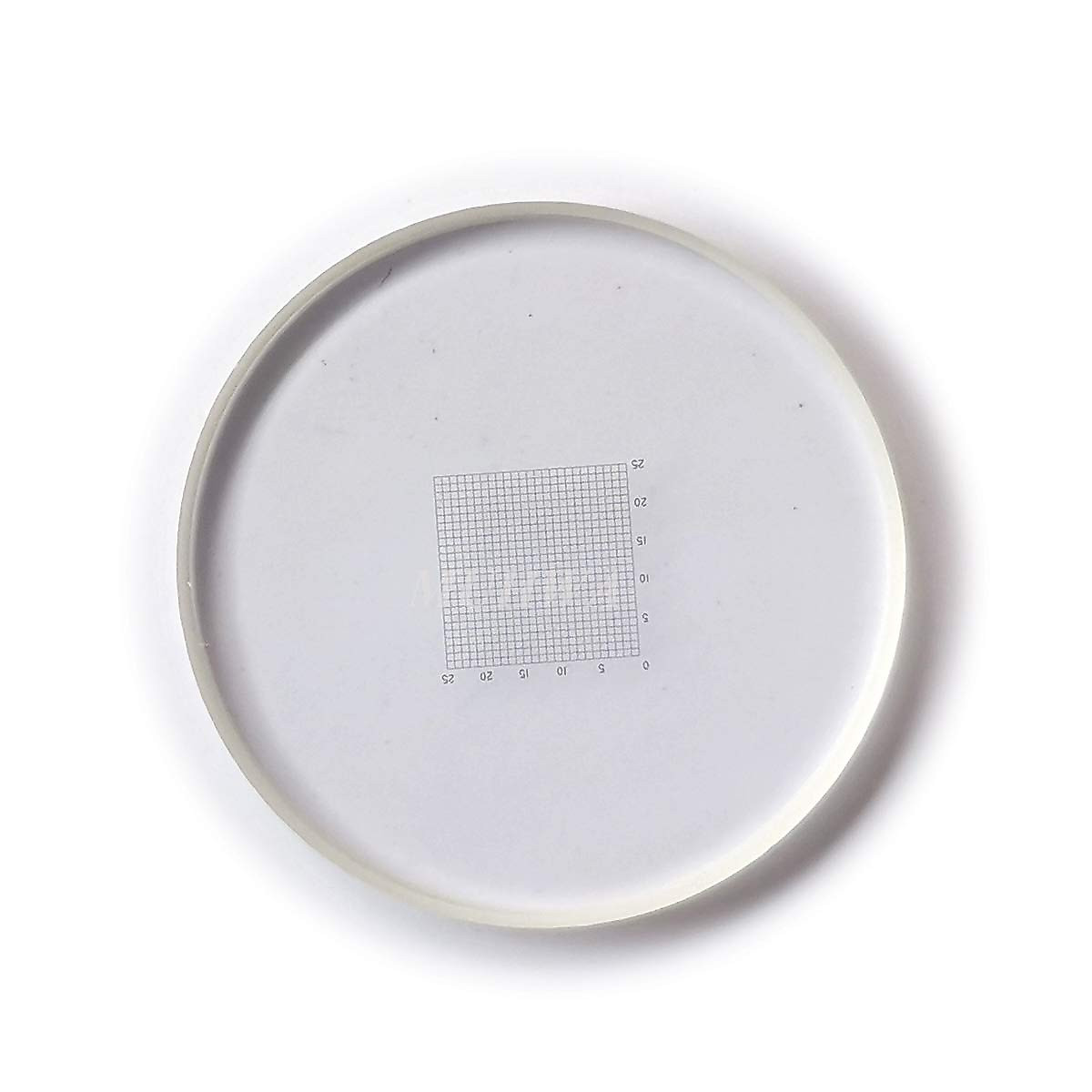 0.2 mm Net Shaped Microscope Eyepiece Micrometer net Shaped Eyepiece Ruler Slides Measuring Microscope Micrometer Calibration for Microscope Stage Eyepiece Objective Lens Diameter 19mm