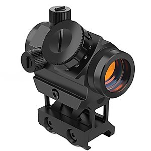 Feyachi Red Dot Sight 4 MOA Red Dot Gun Sight Rifle Scope with 1 inch Riser Mount